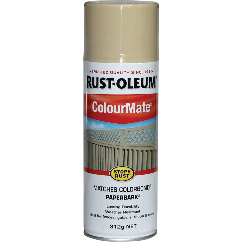 Shop Rust-Oleum Aerosol Paint - Colourmate, Paperbark, 312g at Best ...